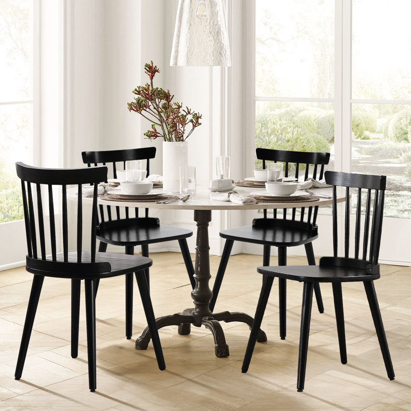 Gracie Oaks Alera Slat Back Side Chair Dining Chair Reviews Wayfair Canada
